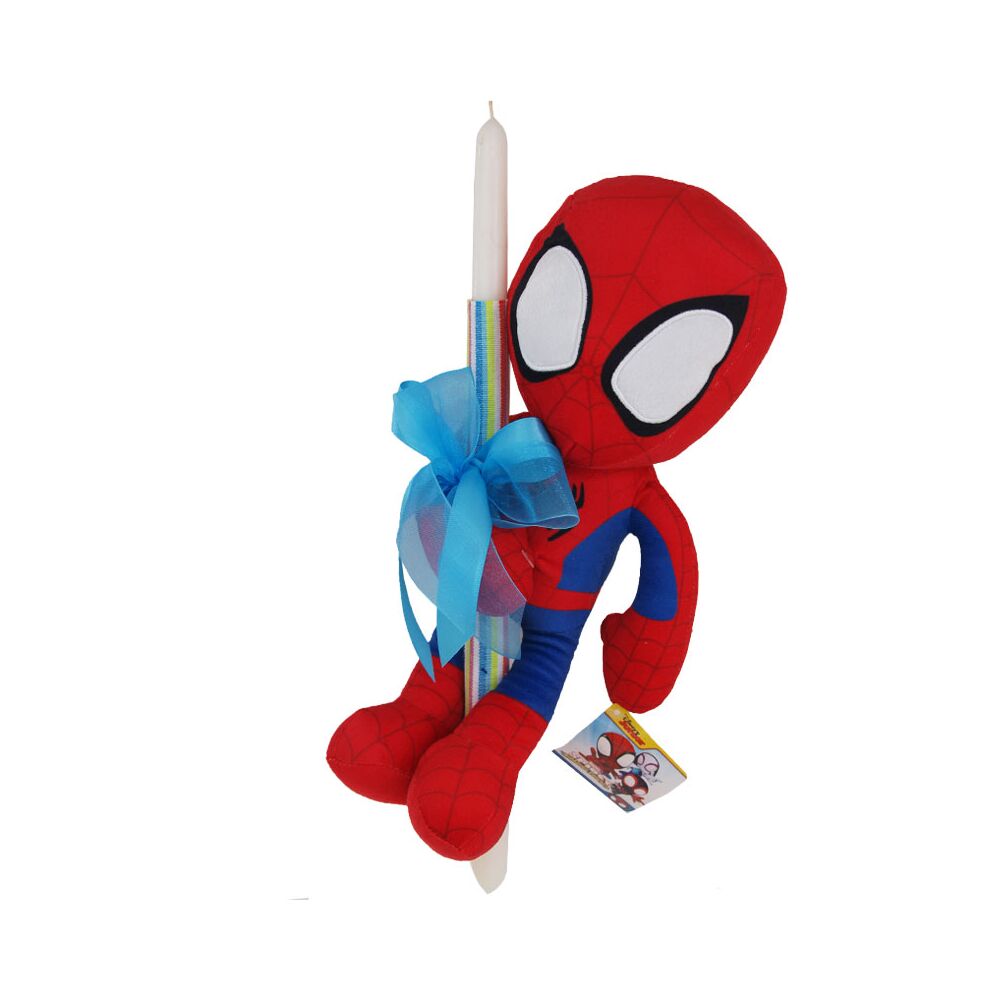 Πασχαλινή Λαμπάδα Spiderman Spidey and His Amazing Friends Λούτρινο 35cm